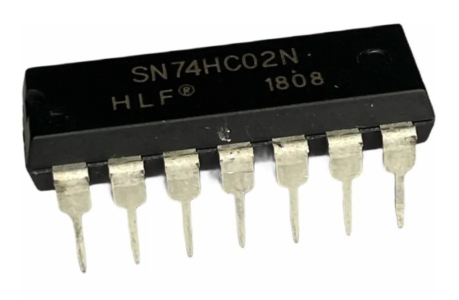 Circuitos Integrados Compuertas Lógicas 4 Compuertas NOR De 2 Entradas 74HC02N 74HC02 7402 ...